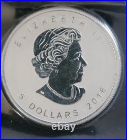 Cdn 2016 $5 Silver Maple Leaf (. 9999) with Panda Privy Mark | Canada ...